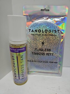 Tanologist Express Tan Self Tan Mousse Dark 6.76 Oz & Mitt | eBay