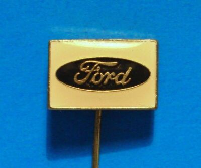 FORD - BLUE LOGO ON WHITE - CAR EMBLEM - AUTOMOBILE - VINTAGE LONG ...