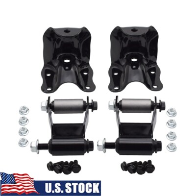 722-001 722-010 Rear Leaf Spring Hanger Bracket and Shackle Kit for ...