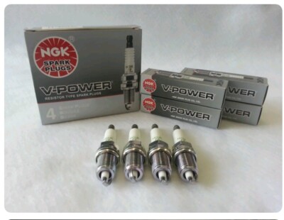Brand New Honda/Acura 4291 NGK V-Power Spark Plug Set of 4(Race-Tuned ...