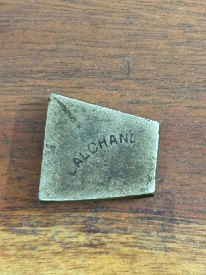 Vintage Indian Brass Hand Made Jewelry Making Tool Mold Lalchand Stamp ...