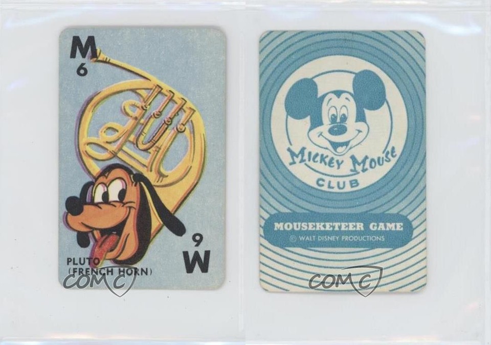 1950s Russell Mickey Mouse Club Mousketeer Game Pluto (French Horn) #M6 ...
