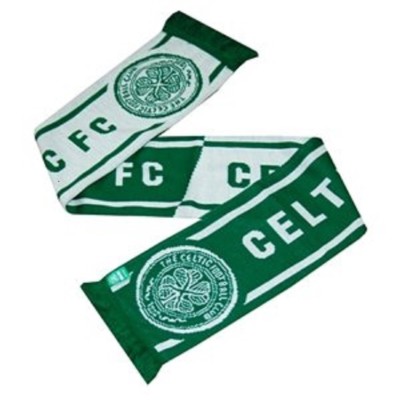 Celtic FC Bar Scarf Scarf Sciarpa Football SPL SCOTTISH Green/White ...