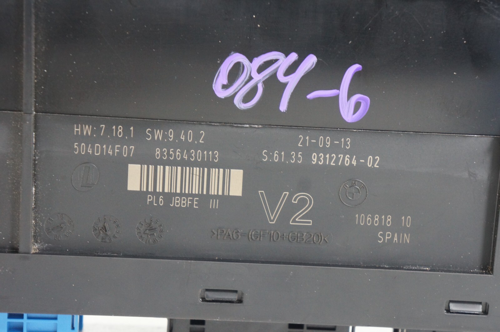 2011 - 2016 BMW 528i 535i 550i M5 M6 F10 F12 BCM PRIMARY BODY CONTROL ...