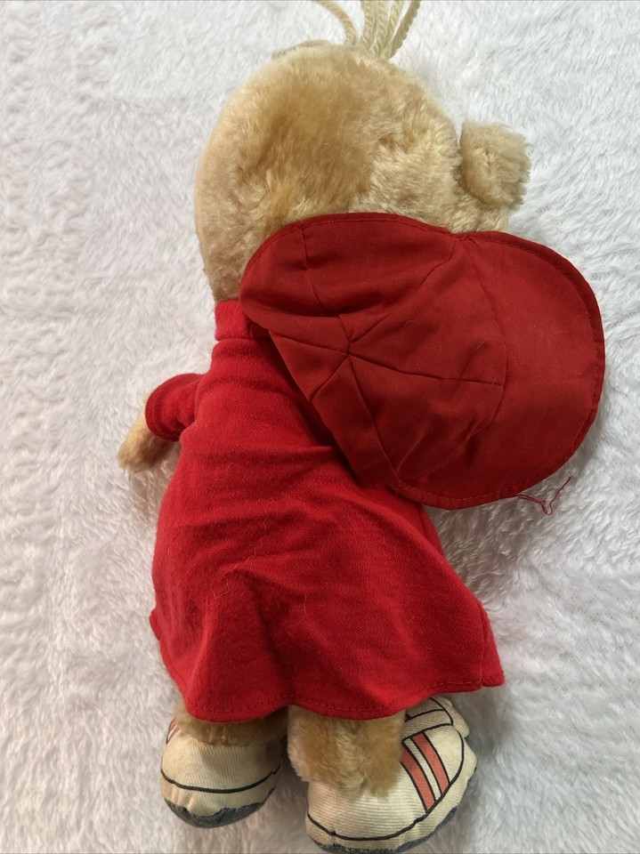 Vintage 1983 Alvin And The Chipmunks ALVIN 11” Plush Doll CBS Toys Red ...