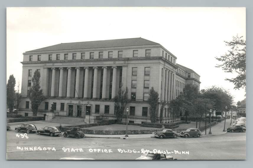 Minnesota State Office Building ST. PAUL MN Vintage RPPC Photo Postcard ...