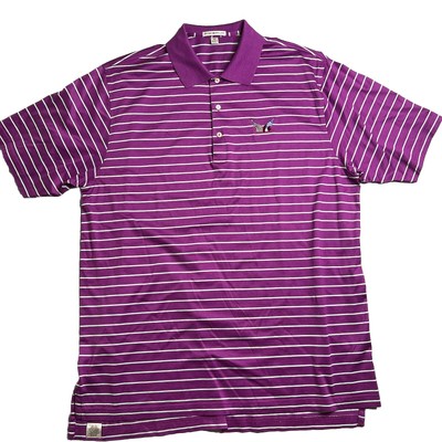 Peter Millar Crown Polo Shirt Secession Golf Club Men's Size XL Purple ...