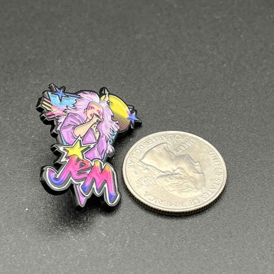 Jem & The Holograms Music TV Show Lapel Hat Pin | eBay