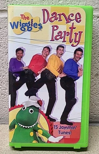 Wiggles, The: Wiggles Dance Party VHS 2000 Hard Clamshell Case Classic ...