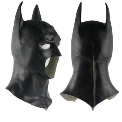 Batman Full Mask With Cowl Adult The Dark Knight Rises Halloween ...