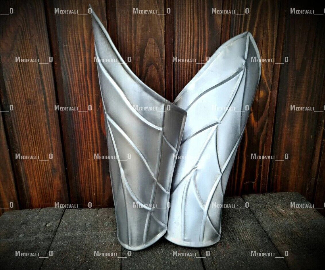 Set of Medieval Bracer Larp Fantasy Armor Elven Vambraces Wearable Hand ...