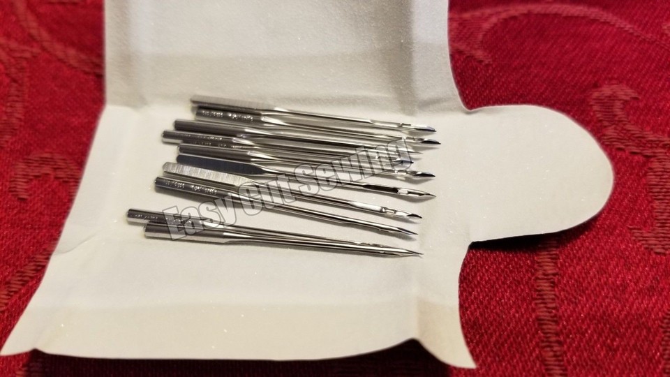 Organ Sewing Needles LEATHER Vinyl 705H 15x1 Pfaff 130,230 Pick Size 16 ...