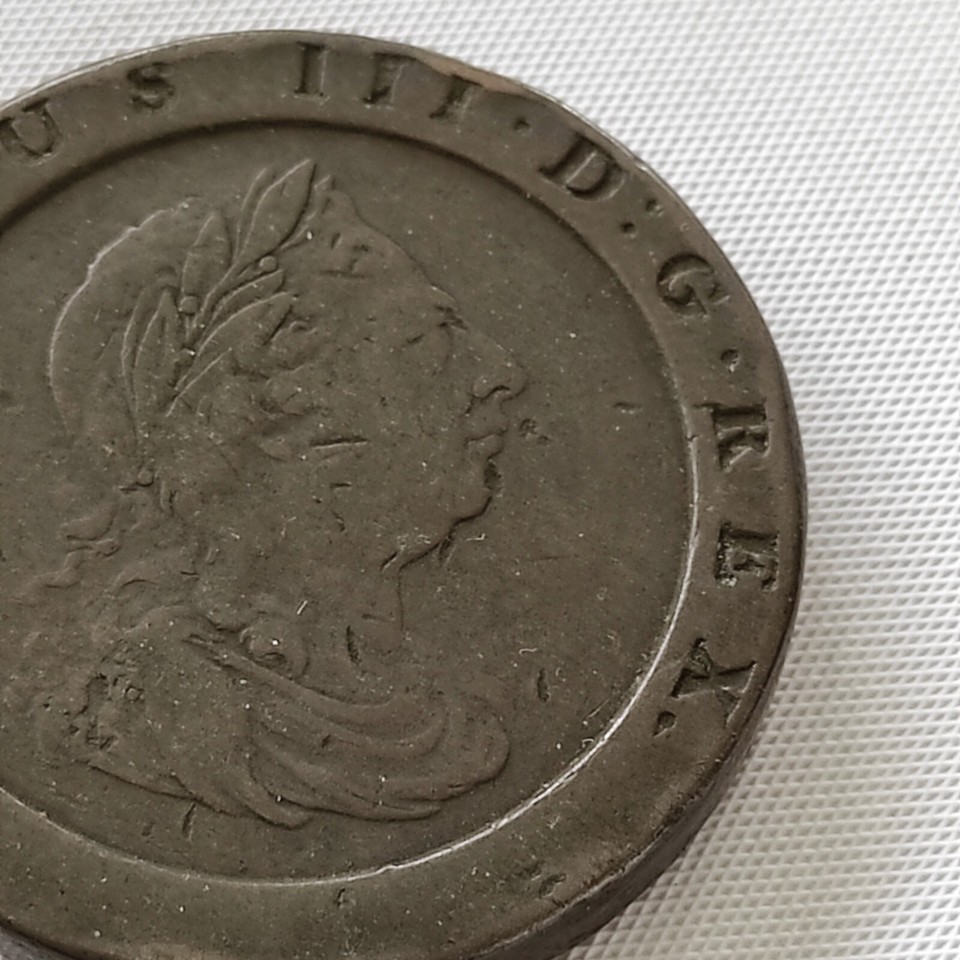 King George III Britannia Cartwheel Two Pence 1797 Coin | eBay UK