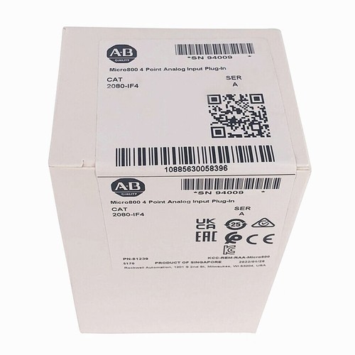 New Factory Sealed AB 2080-IF4 / A Micro800 4 Point Analog Input Plug ...