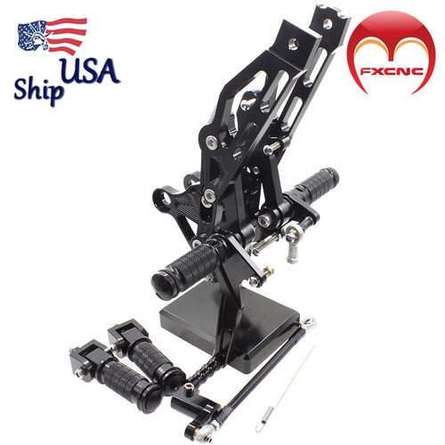 Adjustable CNC Rearsets Foot Pegs For Honda GROM MSX125 2012 2013 2014 ...