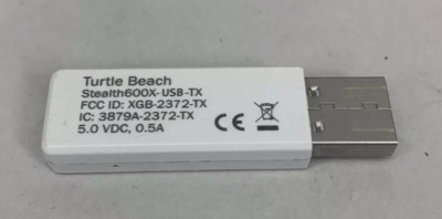 Turtle Beach Stealth 600X-USB-TX Wireless Dongle Transceiver Receiver ...