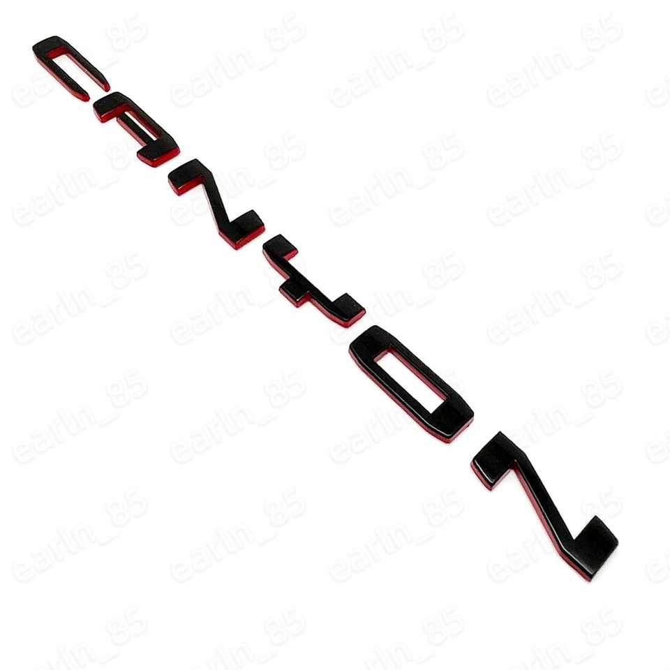 2021 - 2024 Black Red Canyon Tailgate Letter Emblem Badge At4 X ...