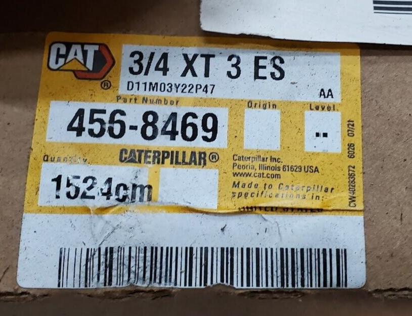 OEM Genuine Caterpillar CAT 456-8469 3/4 XT 3 ES 50 ft long 1524cm Hose ...