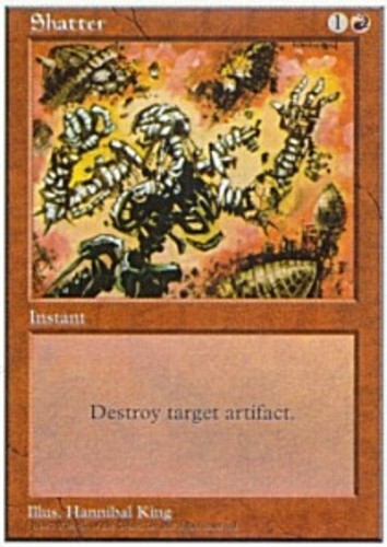 Moderate Play, English MTG Regular Shatter 5th Edition Magic the ...