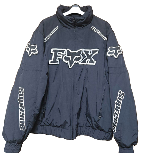 Supreme x Fox Racing Collab Racing Puffer Jacket XL Black | eBay