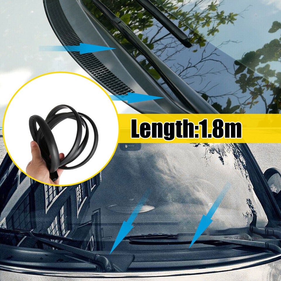 Car Front Windshield Panel Rubber Seal Strip Sealed Moulding Trim ...