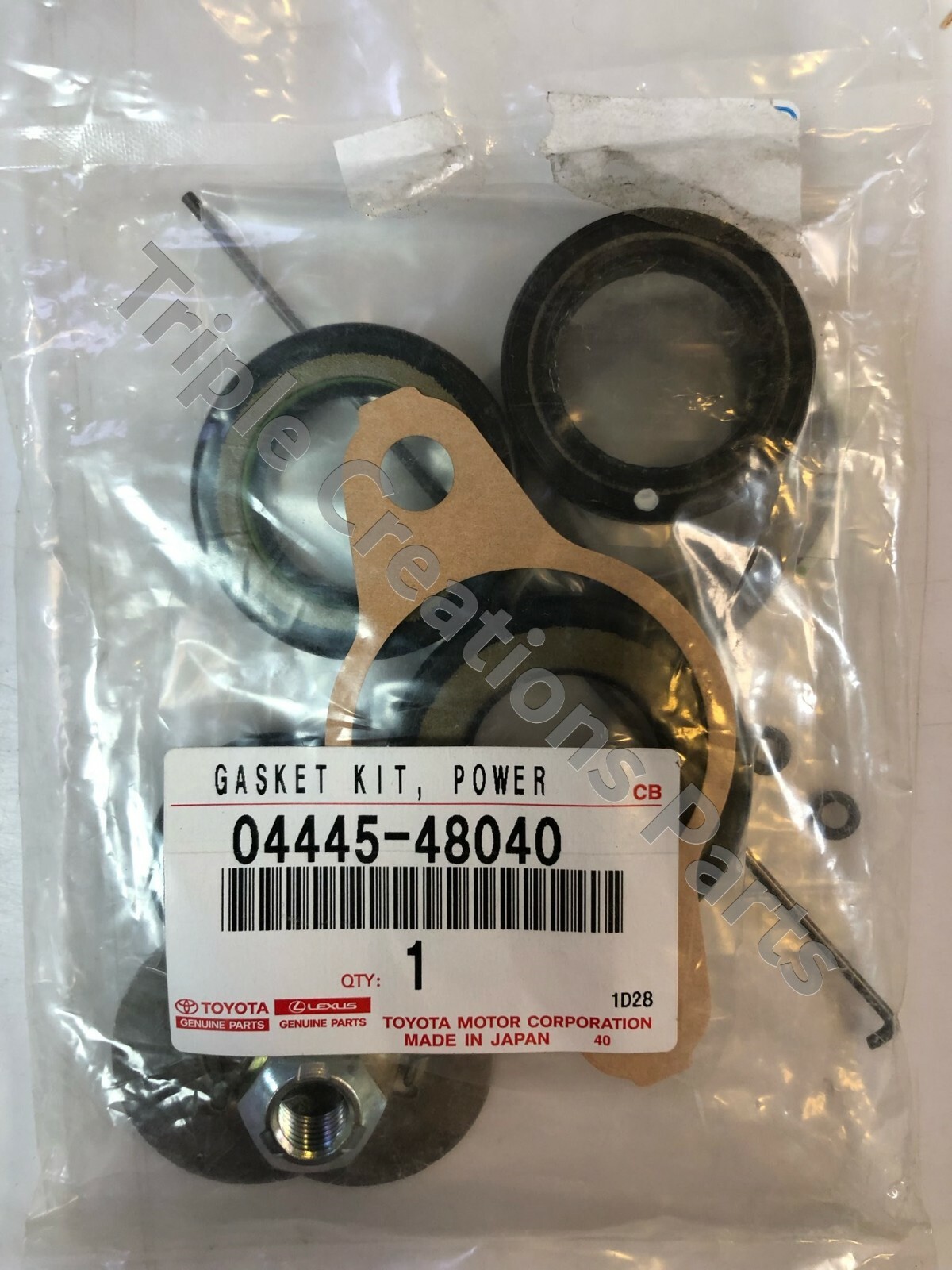 TOYOTA GENUINE 04445-48040 GASKET KIT POWER STEERING GEAR(FOR RACK ...