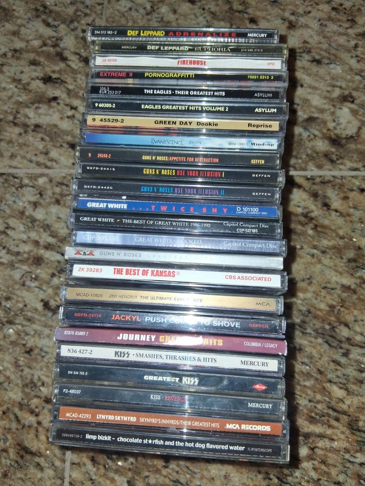 Hair metal,Rock Music CD Collection 88 Rock, Classic Rock, Alternative ...