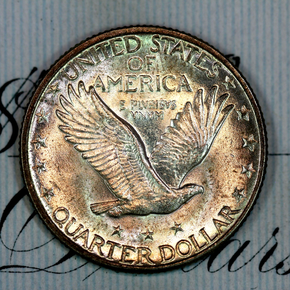 * 1928-D FH * SOLID+ GEM BU MS STANDING LIBERTY QUARTER * FROM ...