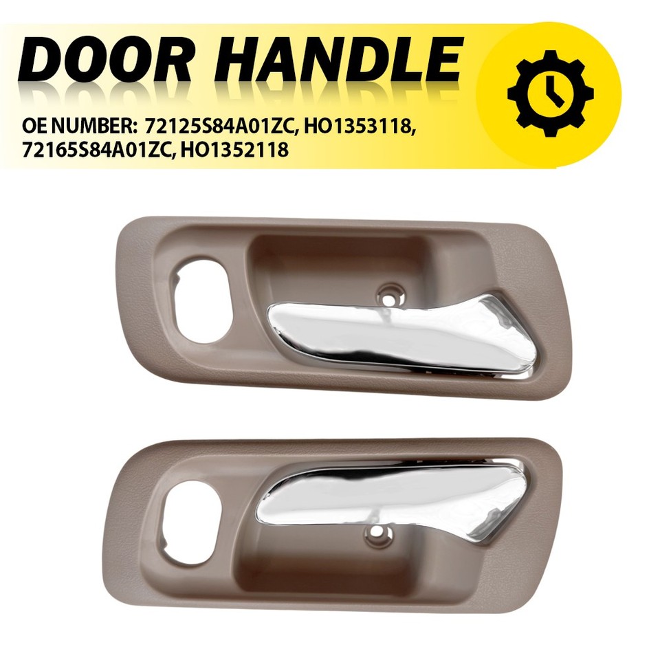 Front Pair LH Interior RH Door For Handle 1998-2002 Honda Accord 99-04 ...