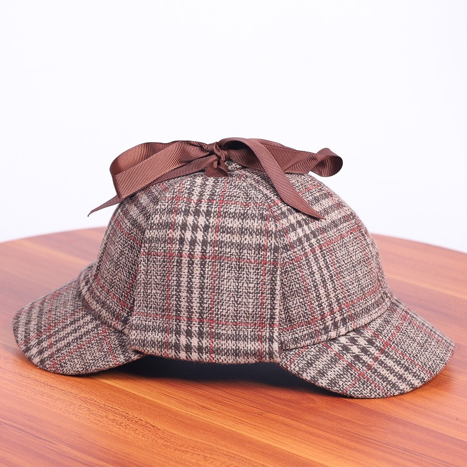 Holmes Hats Pipe Props Detective Hat Deerstalker Detective Sherlock ...