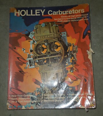 HOLLEY CARBURETORS H.P. BOOKS 1972 MIKE URICK & BILL FISHER USA | eBay