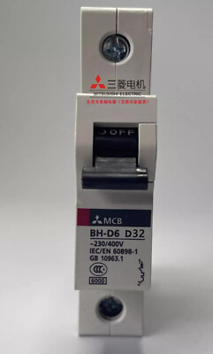 Mitsubishi Miniature Circuit Breaker BH-D6 1P D32 | eBay UK