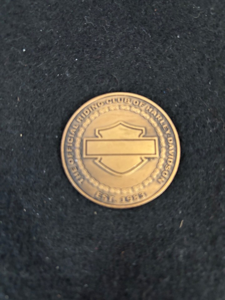 Harley Davidson HOG Challenge Coin | eBay