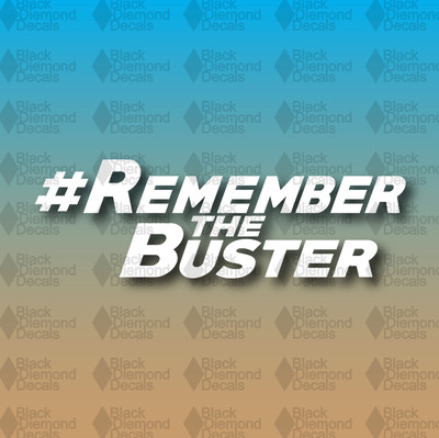 Remember Le Buster Paul Walker # Remember 8 " Personnalisé Vinyle Decal ...