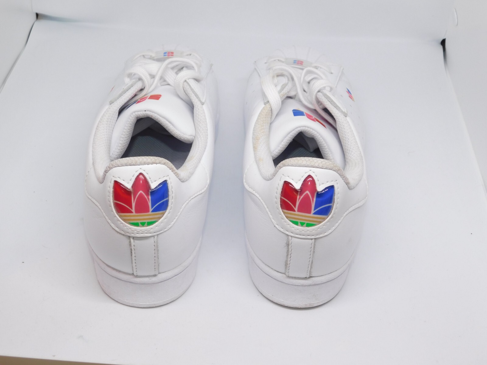 ADIDAS SHOES SHELL HEADS 3 COLOR DIE STRIPES SIZE 7 US MEN'S | eBay