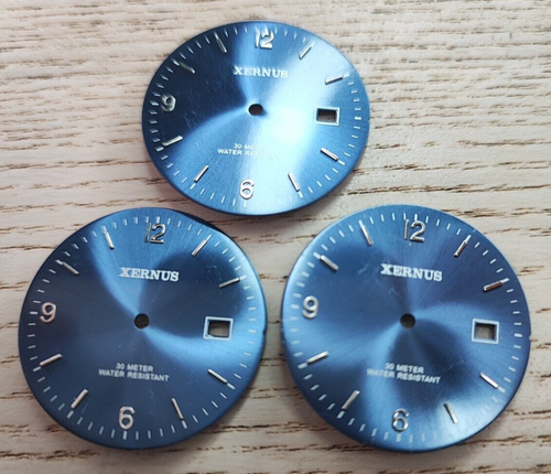 Xernus 30 Meter Water Resistant Watch Dial Blue Color 30mm x1 dial ...