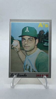 1970 Topps Sal Bando Oakland Athletics Excellent Condition Multi All ...