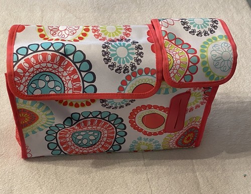 Thirty-One Pack ‘n Pull Caddy Car Bag Trash Storage Floral Flower | eBay