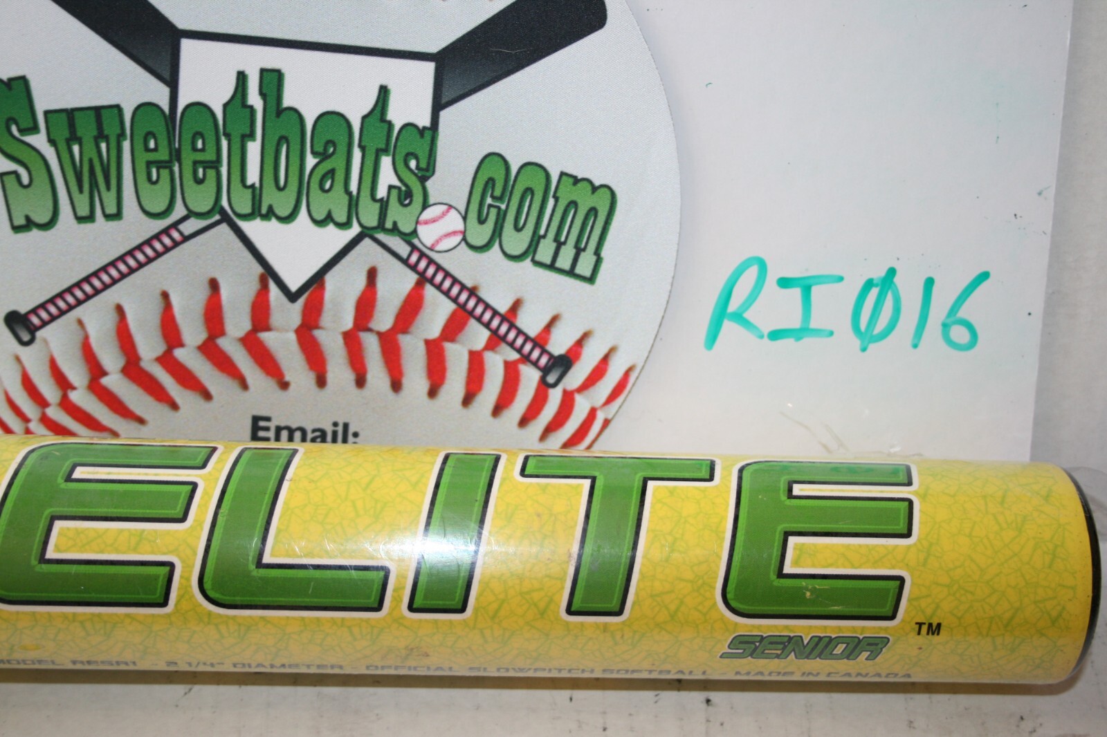 RARE RIP IT ELITE SENIOR Softball Bat 26 RESR1 NIW YELLOW HOT Bomb ...