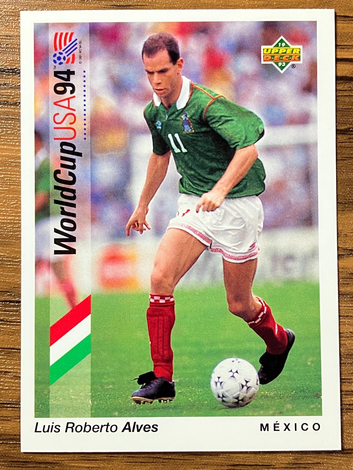 Upper Deck 1993 World Cup USA Soccer Card #93 Luis Roberto Alves Mexico | eBay