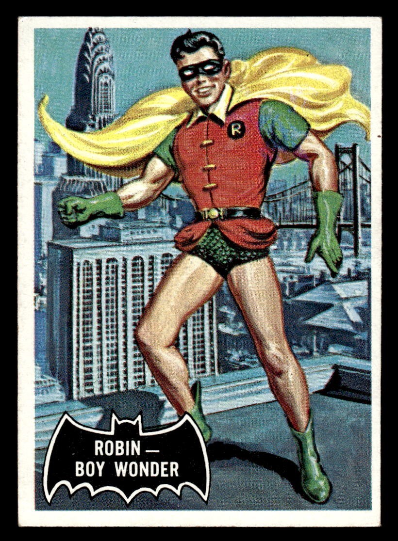 1966 Topps Batman Black Bat #2 Robin - Boy Wonder EX *g2 | eBay