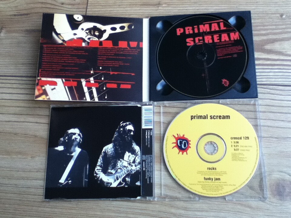 Primal Scream - 2 x CD Singles - Rocks / Funky Jam / Kowalski - NM CON ...