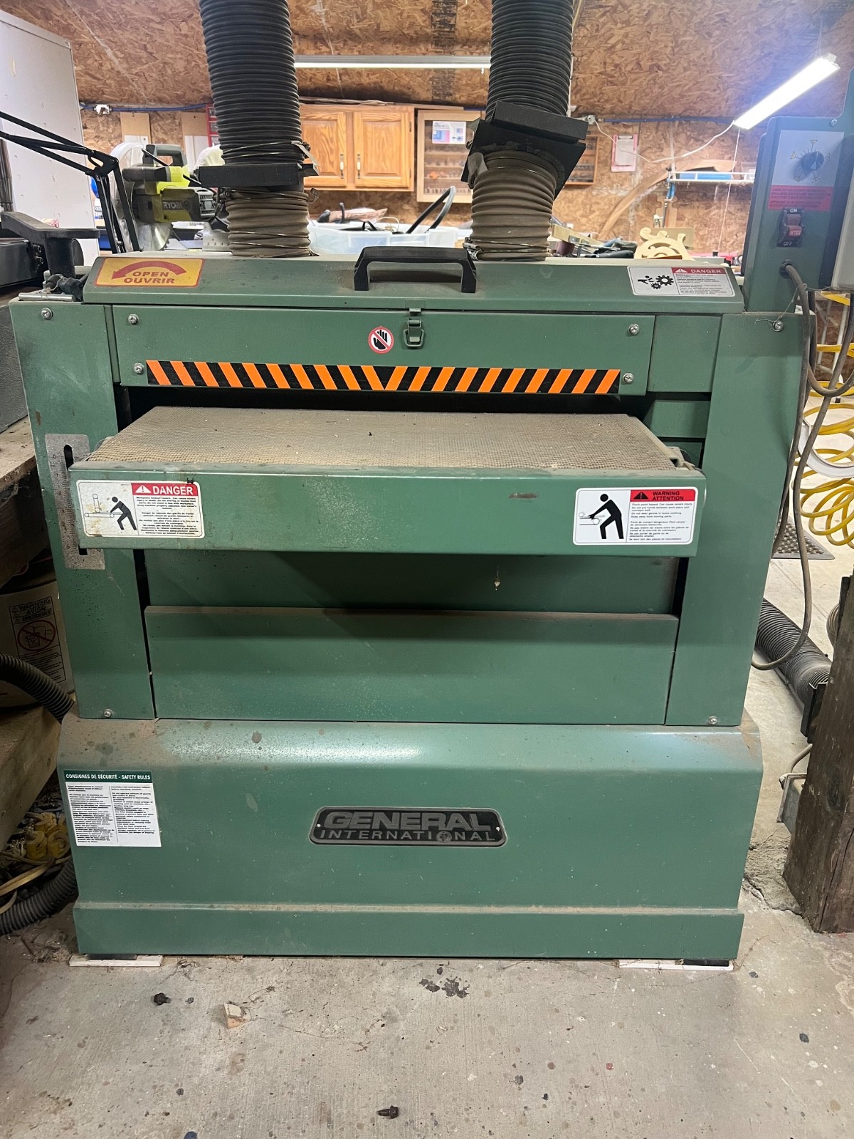 General Internation Horizontal 24" Drum Sander | eBay