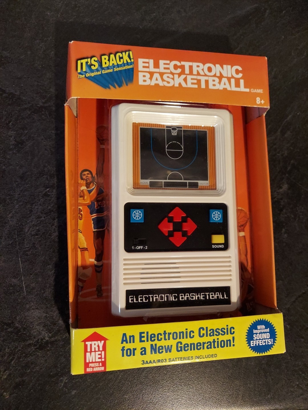 Mattel Electronic Basketball Handheld Electronic Game for sale online ...