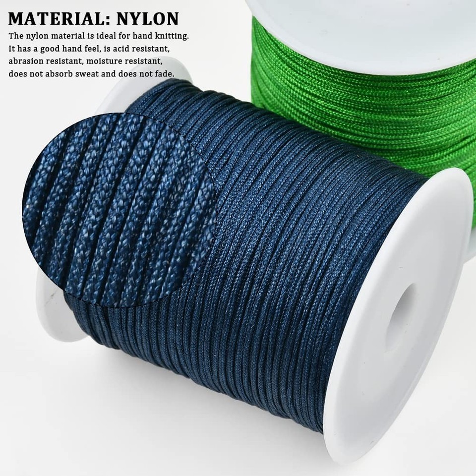 600 Yards 1mm Nylon Beading String Hilo Chino para Pulseras Chinese ...