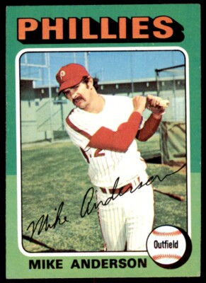 1975 TOPPS. MIKE ANDERSON. PHILADELPHIA PHILLIES #118 | eBay