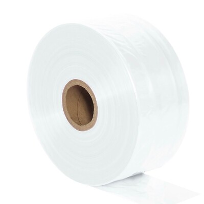 Polypropylene Tubing, 6 Inch x 2,000 Feet, 3 Mil, Clear, Poly Tubing ...