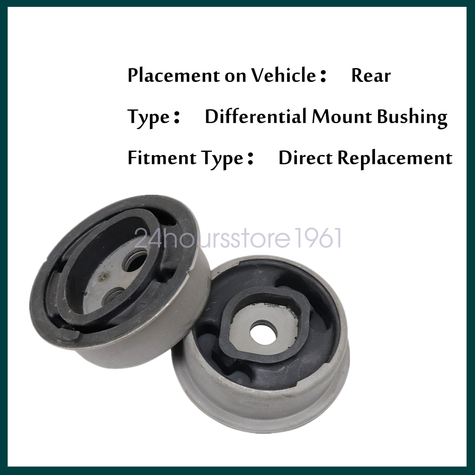 2pc Rear Differential Mount Bushings For Lexus IS300 Sportcross Wagon 3 ...