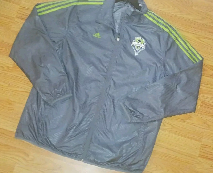 SEATTLE SOUNDERS JACKET NEW NO TAG MENS SIZE EXTRA LARGE ADIDAS FULLY ...