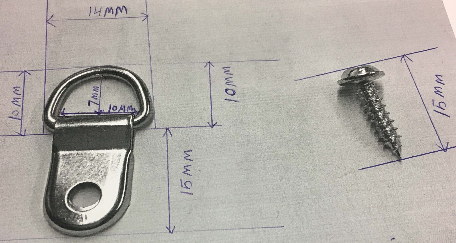 Classic Single D Ring Picture Framing Frame Hanging D-Rings | eBay UK